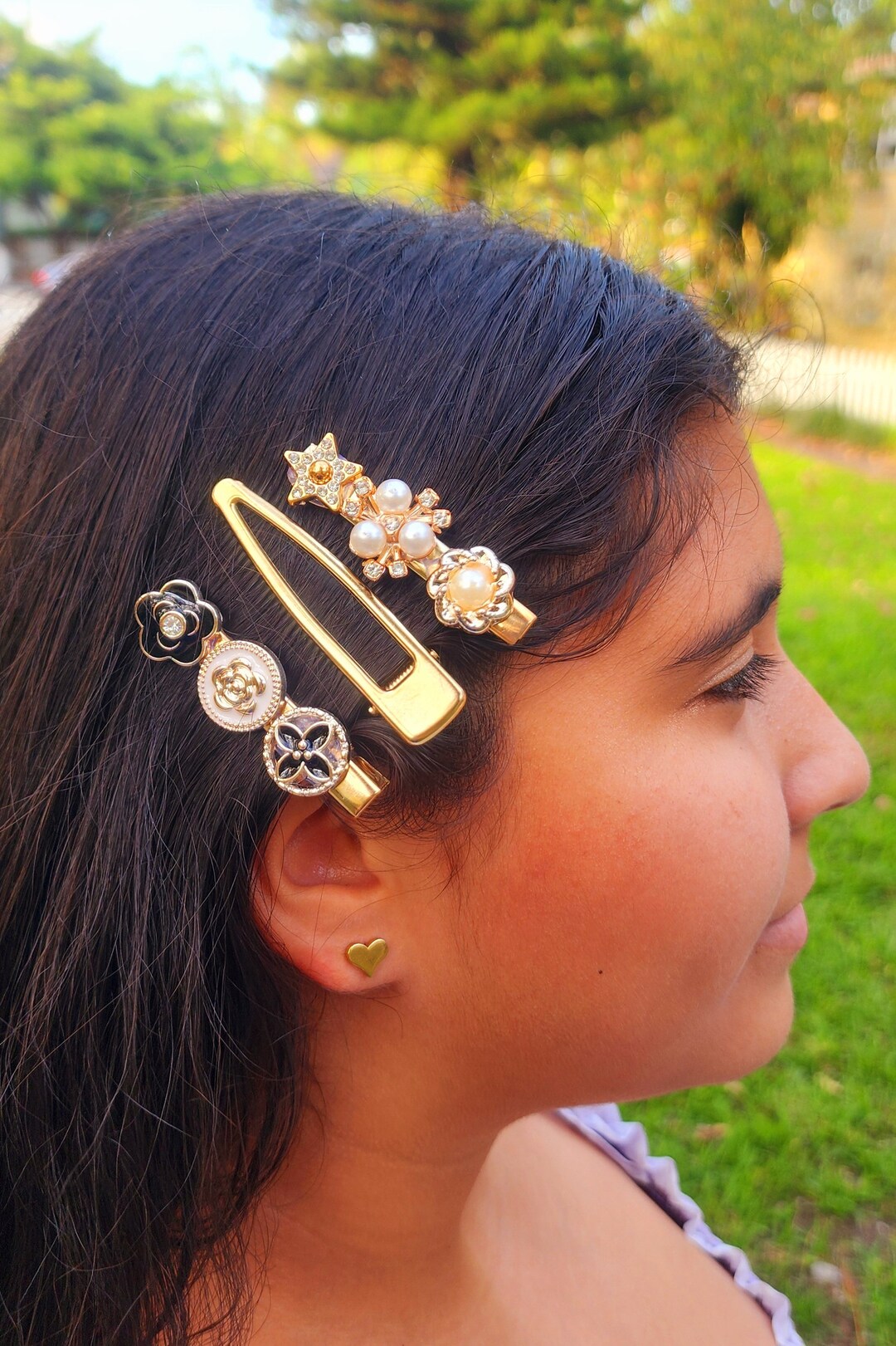 Shine With Style: Discover Our Exquisite Hair Buckles on Etsy - Etsy