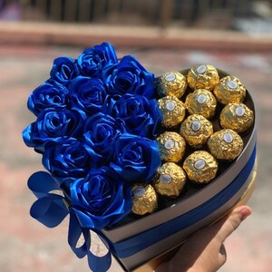 Heart Shape Eternal Rose Box /forever Roses/rosas Eternas/flower ...