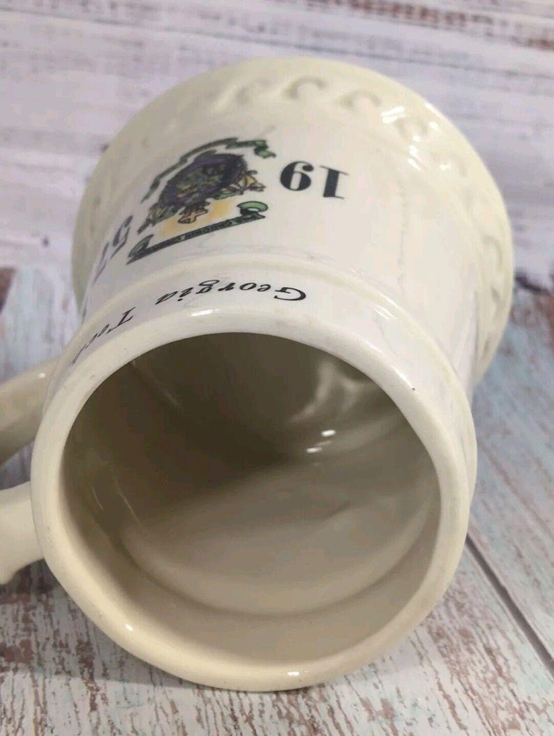 Vintage Georgia Tech Beer Mug 1957 Balfour Ceramic - Etsy