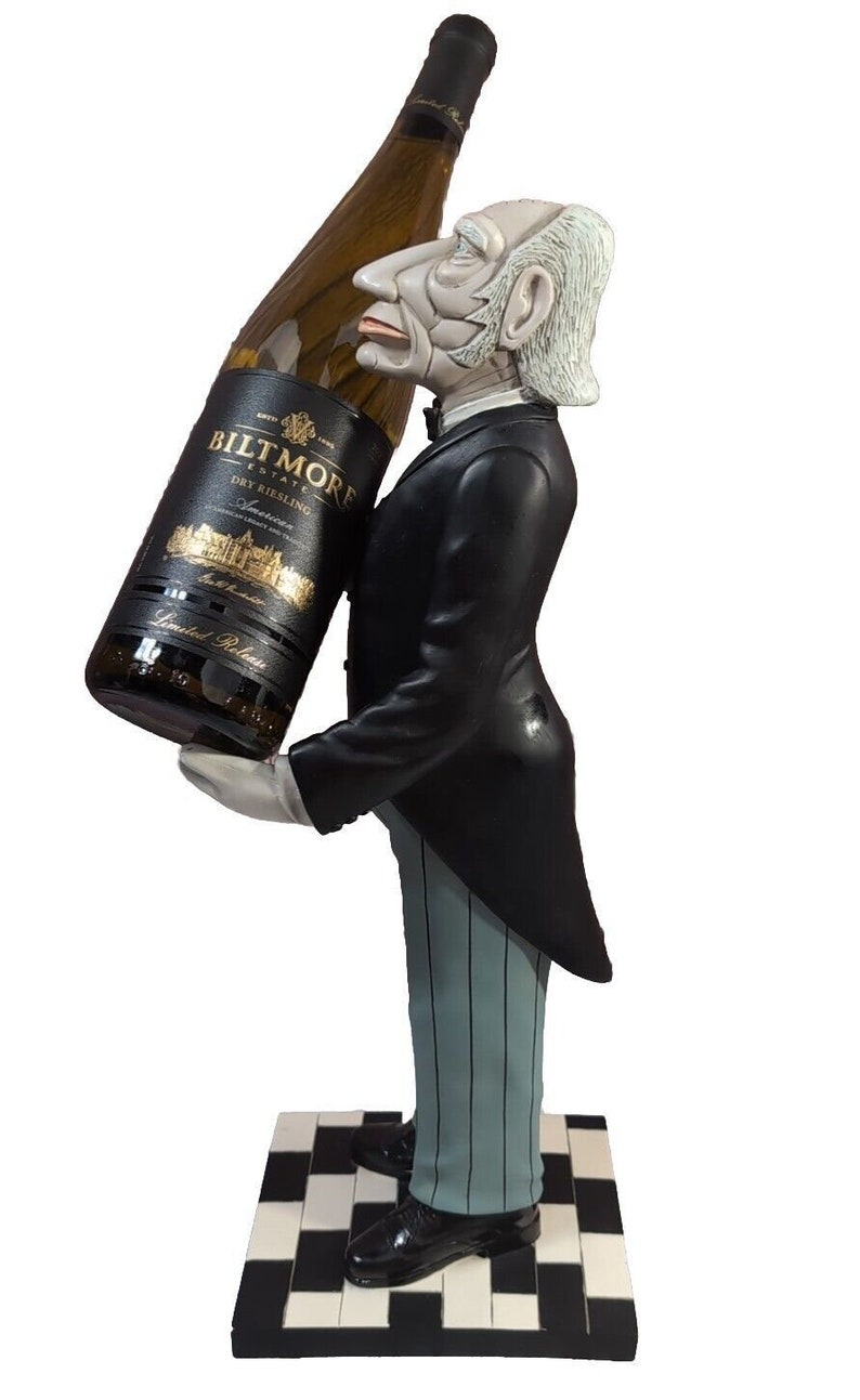 Vintage Wine Bottleholder Countertop Butler Wine Caddie 18” 2002 Bombay ...