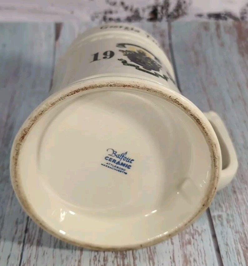 Vintage Georgia Tech Beer Mug 1957 Balfour Ceramic - Etsy