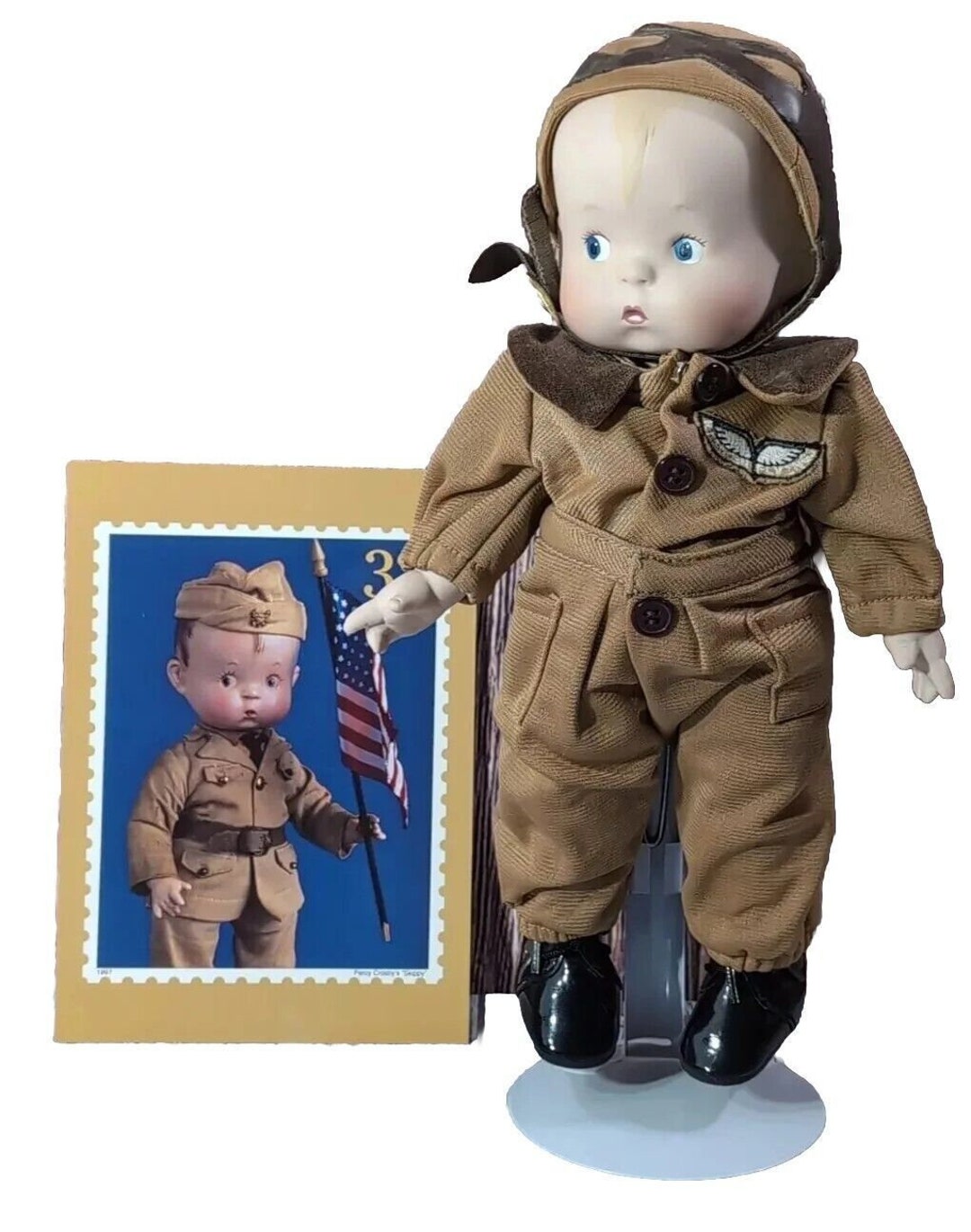 Vintage USPS Stamps Collection Bisque Doll Percy Crosby's Skippy ...