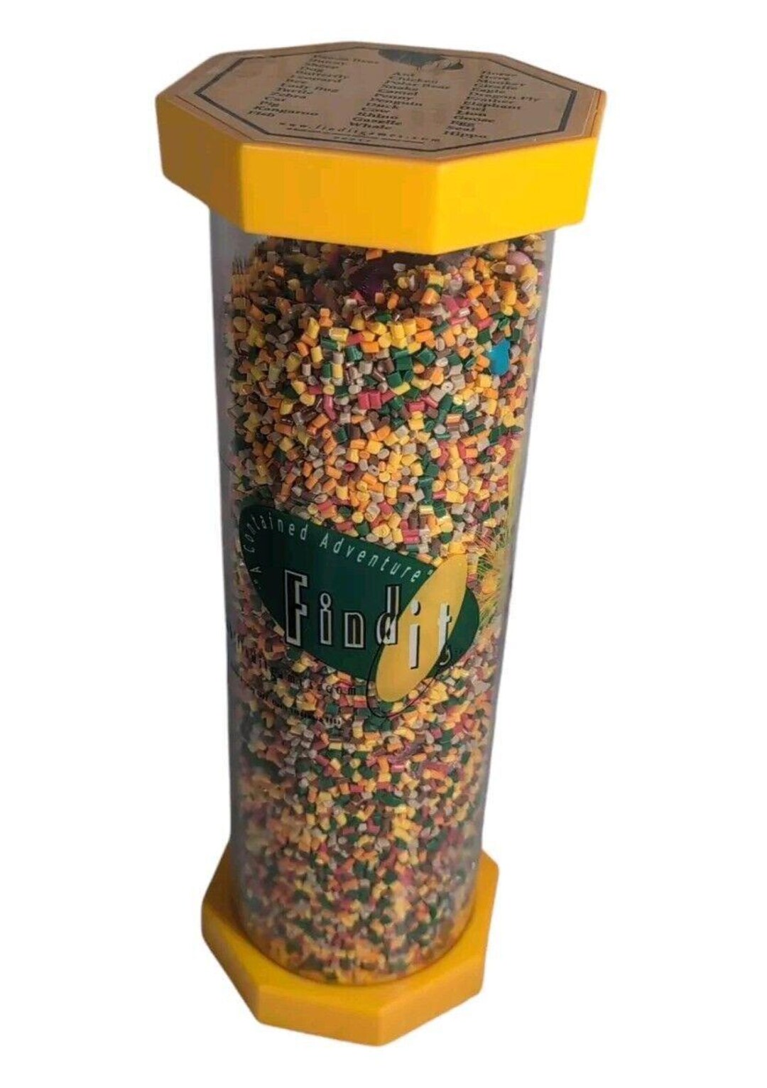 Find It! A Contained Adventure Game in a Tube Hidden Objects Yellow End ...