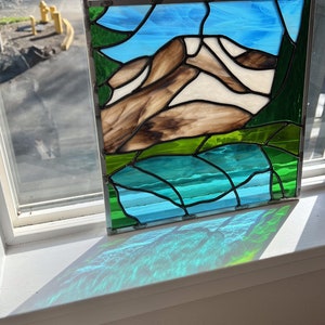 Mount Rainier Stained Glass Pattern & Spooky Story - Etsy