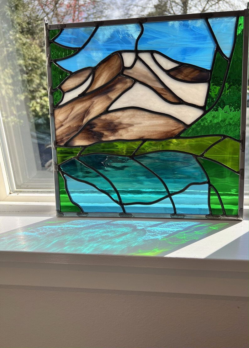 Mount Rainier Stained Glass Pattern & Spooky Story - Etsy
