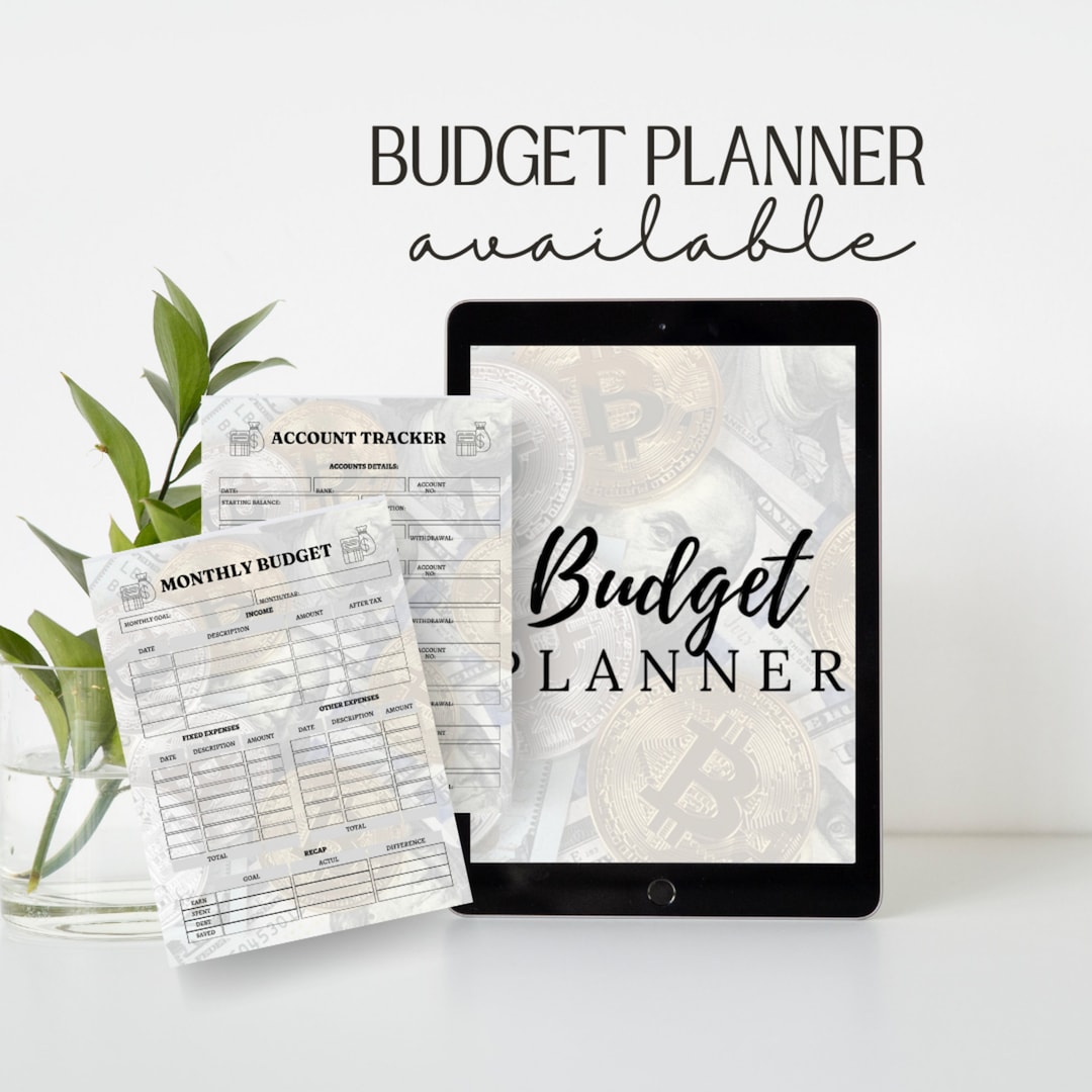 Digital Budget Planner, Finance Tracker, Expense Planner, Digital ...
