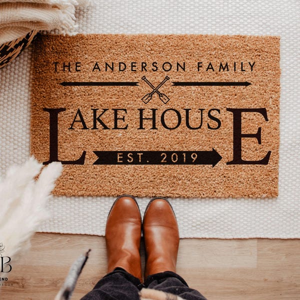 Lake House Doormat - Etsy