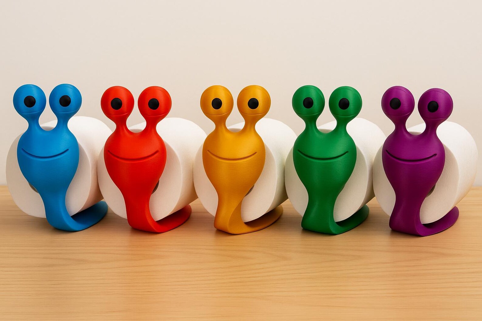 Adorable 3D Printed Snail Toilet Roll Holder – Unique Bathroom Decor - Etsy