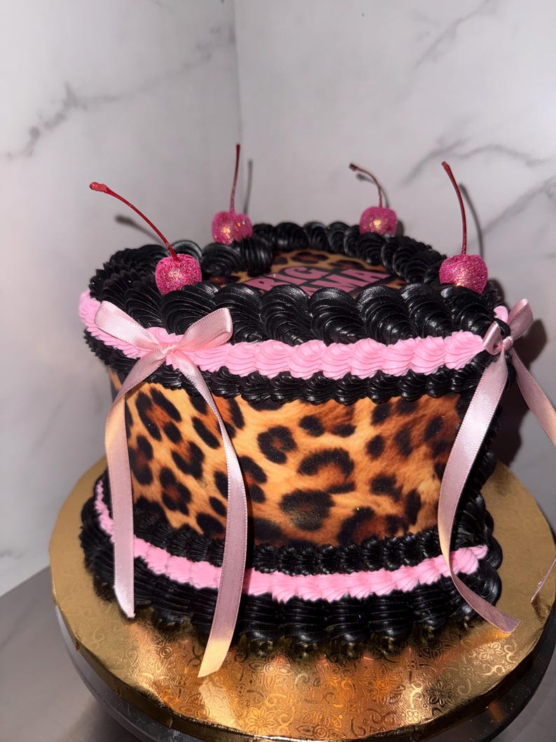 Leopard Print Edible Image (digital File) - Etsy