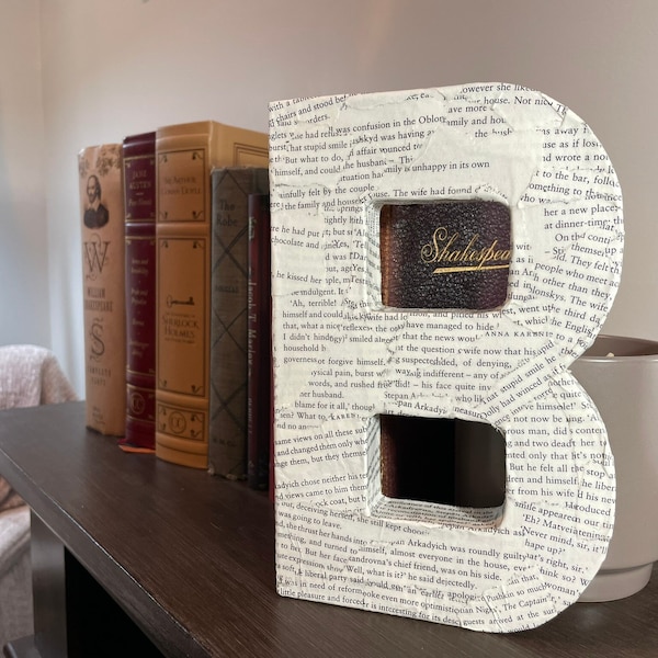 Paper Mache Letters - Etsy