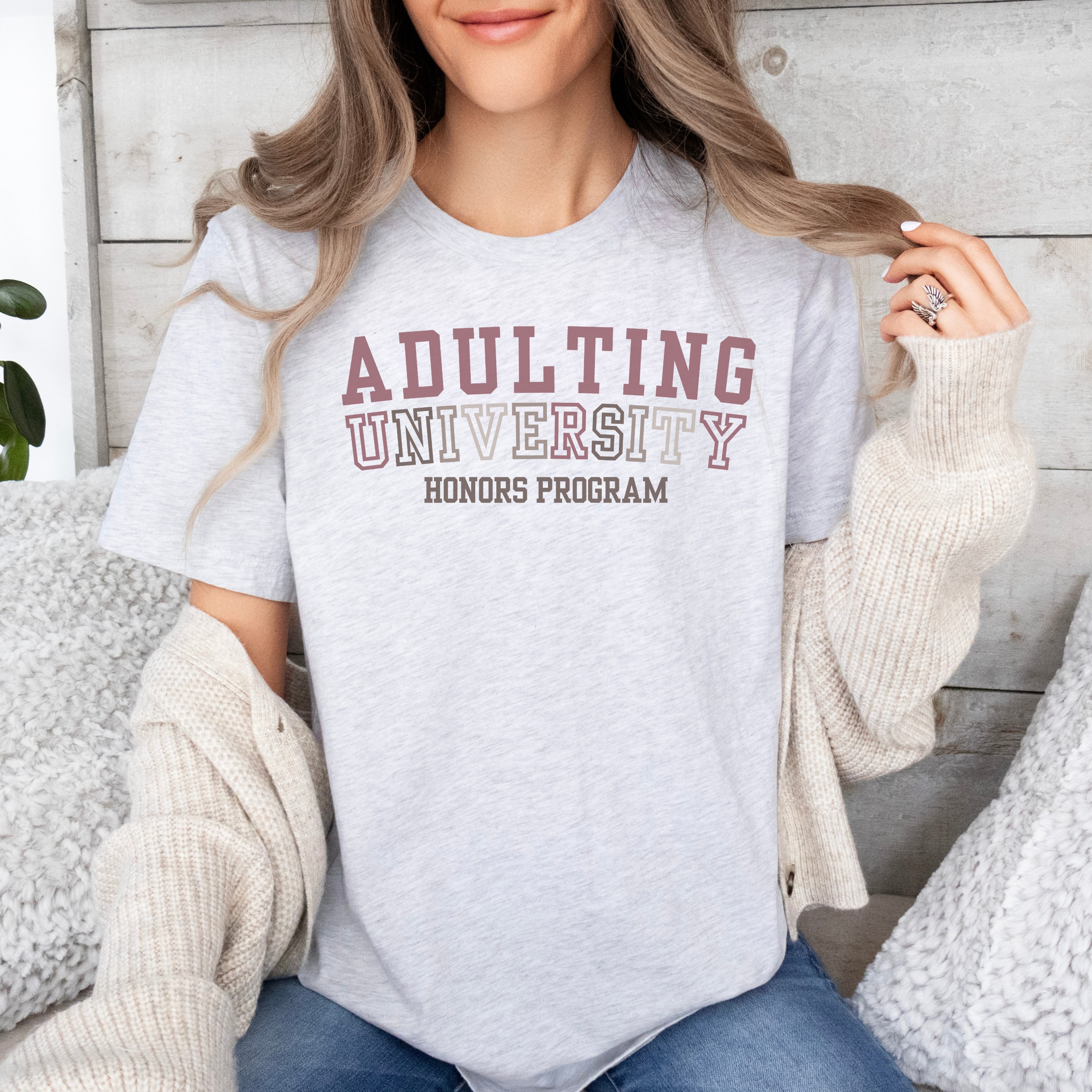 Adulting University Honors Program T-shirt, Adult Humor Shirt, Adulting ...