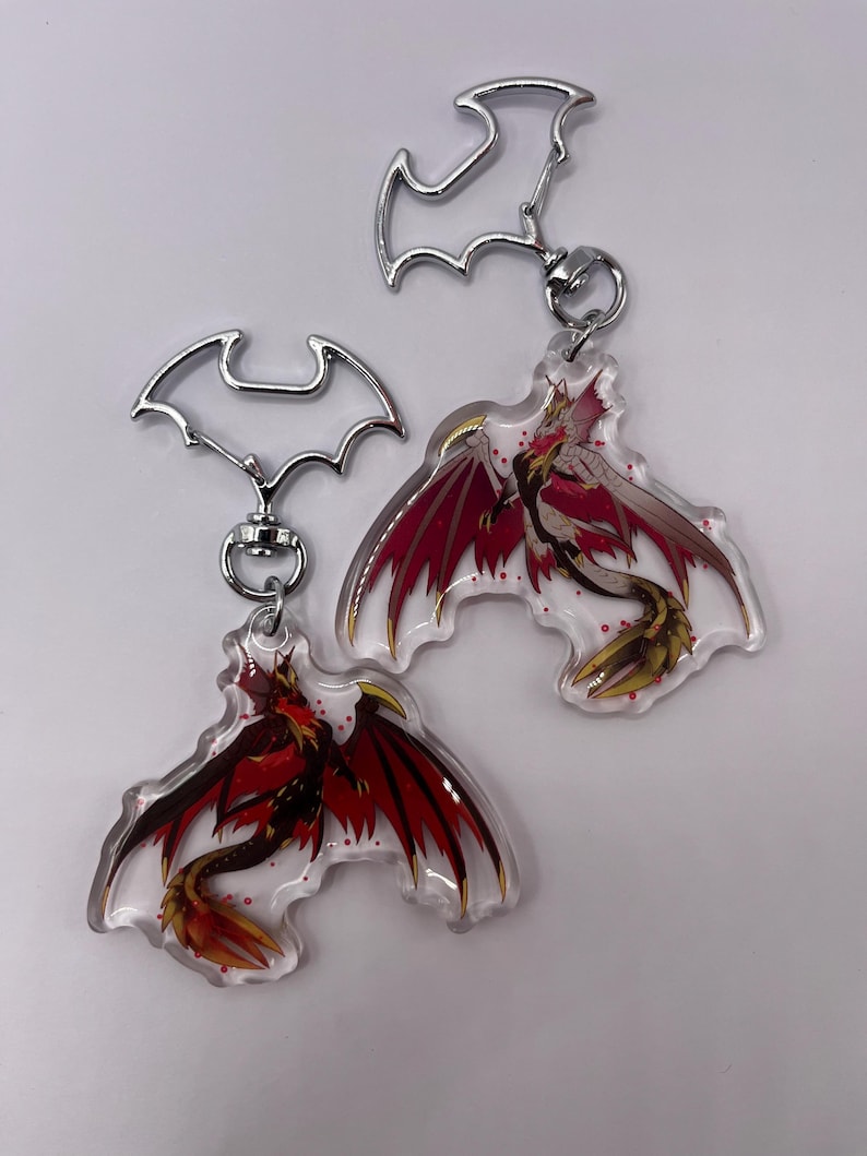 Monster Hunter Malzeno Acrylic Keychains - Etsy