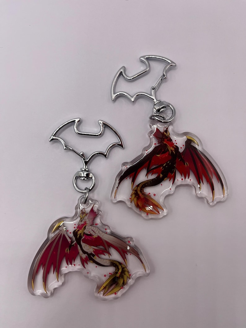 Monster Hunter Malzeno Acrylic Keychains - Etsy