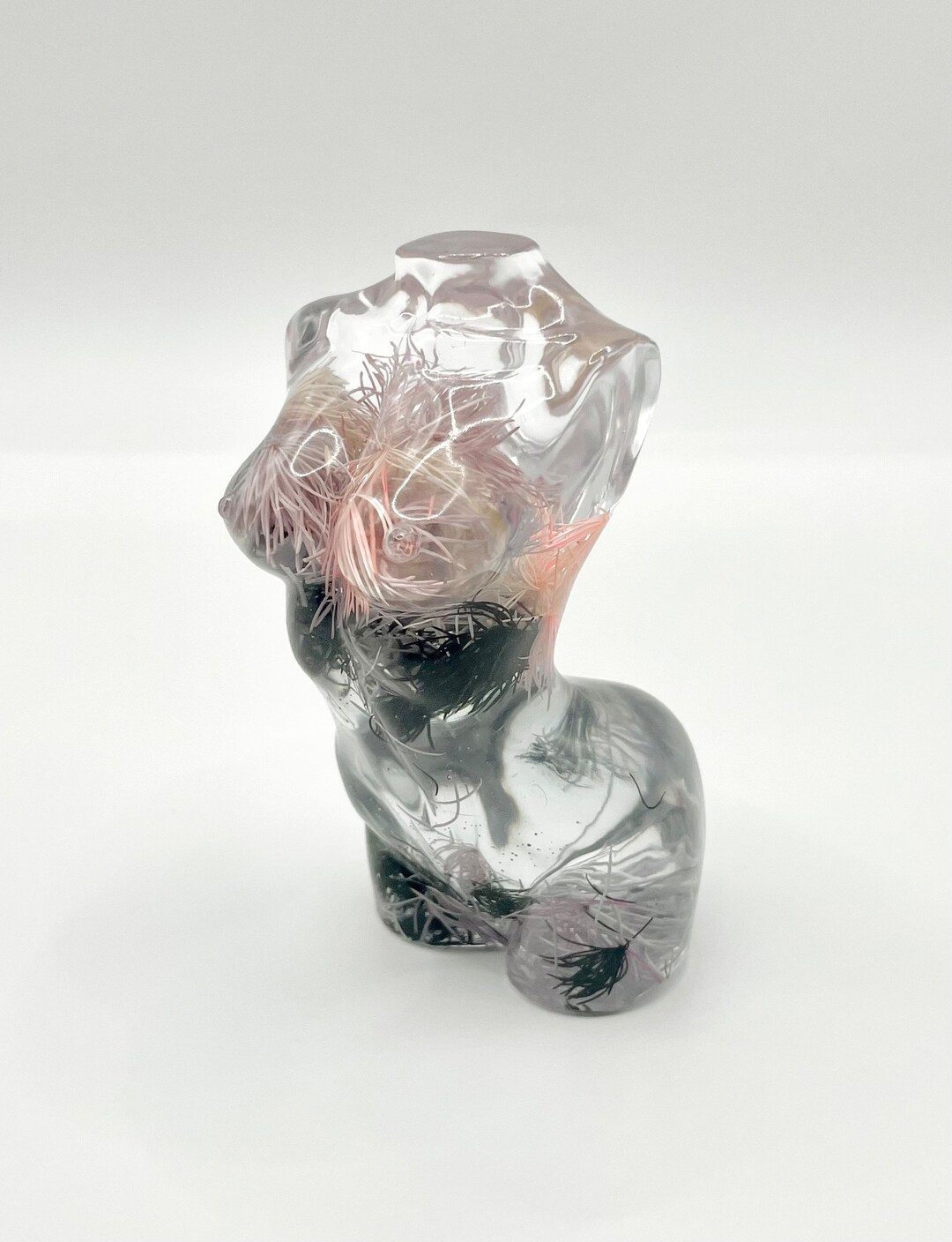 Nude Female Flower Filled Resin Body Art Sculpture - Etsy