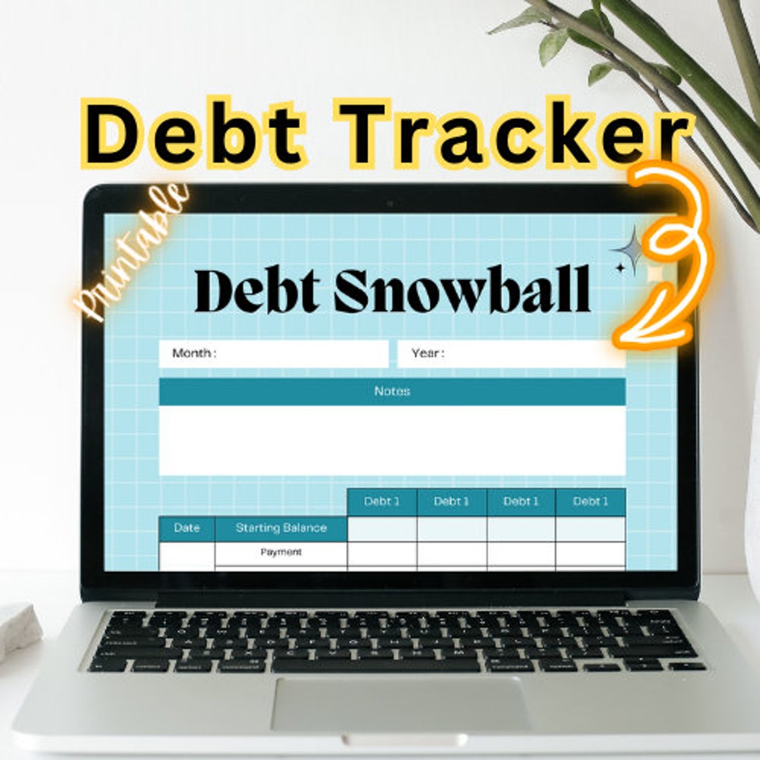 Debt Tracker Printables, Printable Financial Tracker, Payoff Tracker ...