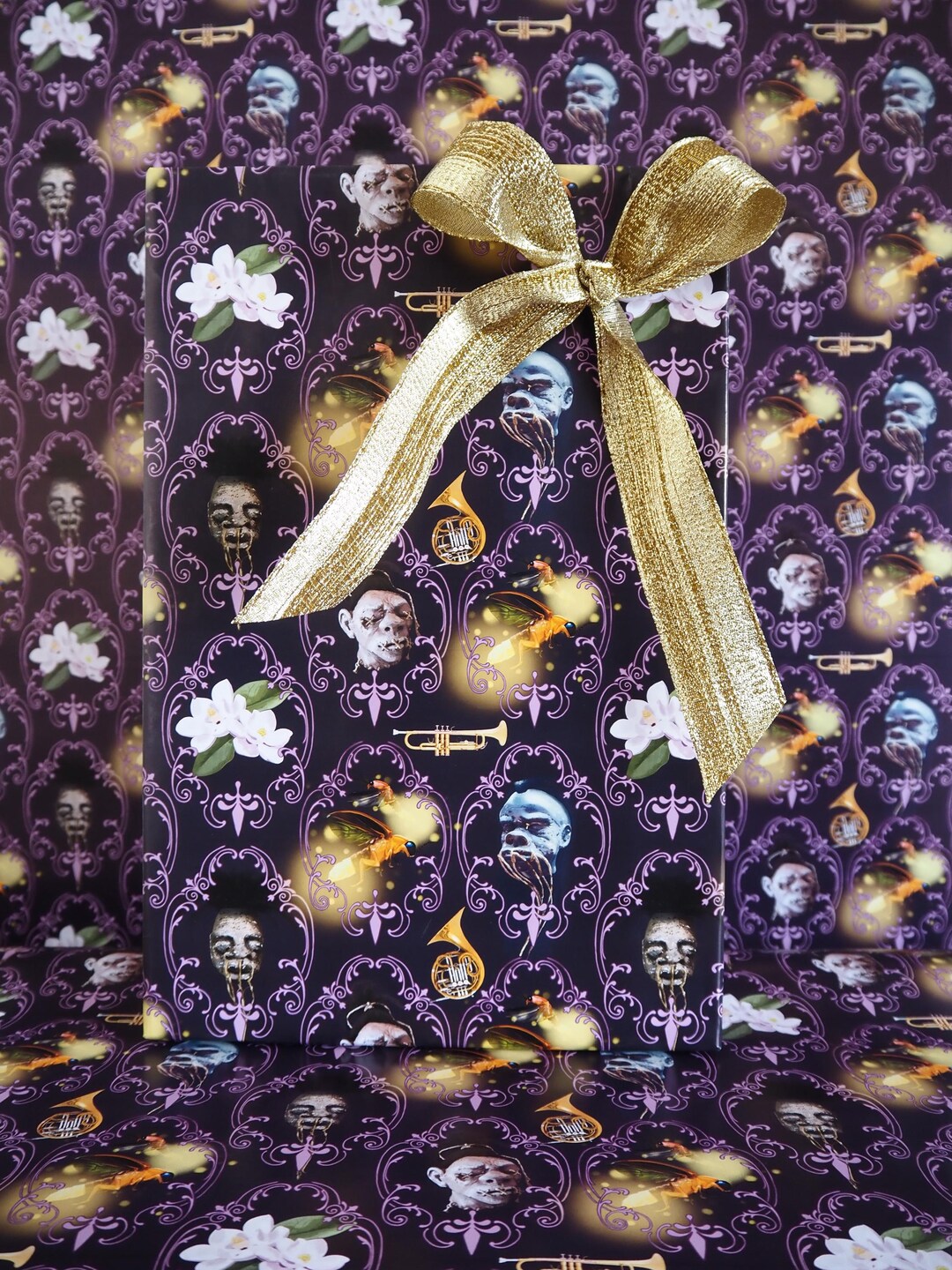 New Orleans Victorian Voodoo Wallpaper Wrapping Paper - Etsy