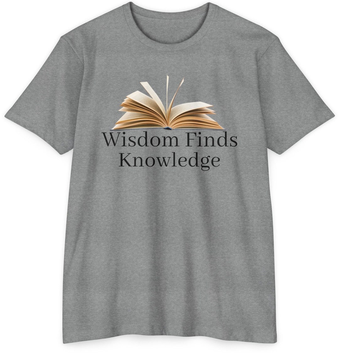 Bible Wisdom Finds Knowledge Faith Based Apparel Christian T-shirt ...