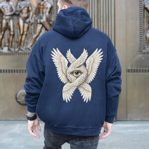 Vintage Seraphim Angel Unisex Hoodie, Godly Sweatshirt, Oversized ...