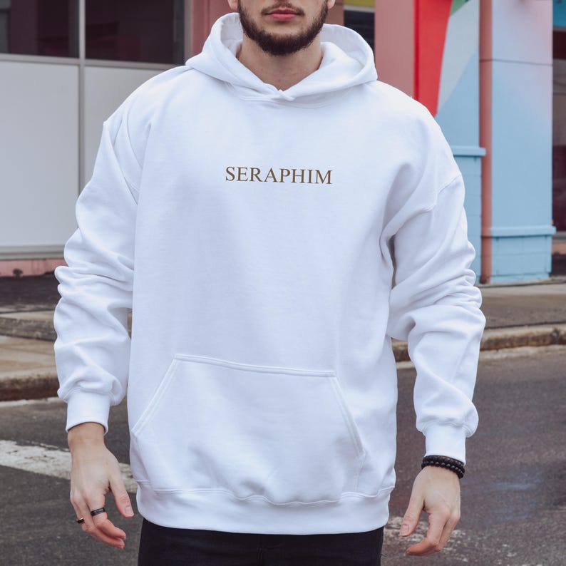 Vintage Seraphim Angel Unisex Hoodie, Godly Sweatshirt, Oversized ...