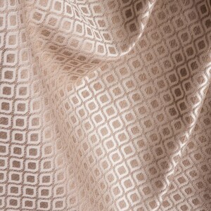 Luxury Cream Patterned Curtains for Home , Modern Brown Black Gray ...