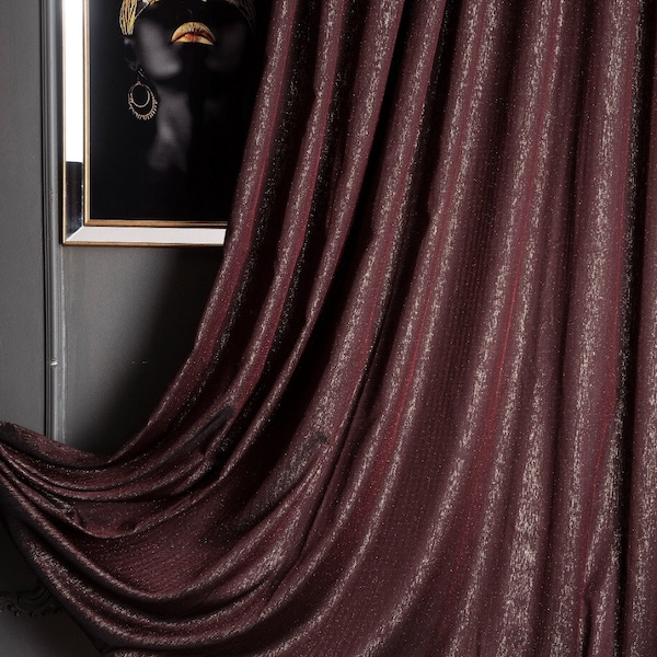 Red Curtains - Etsy