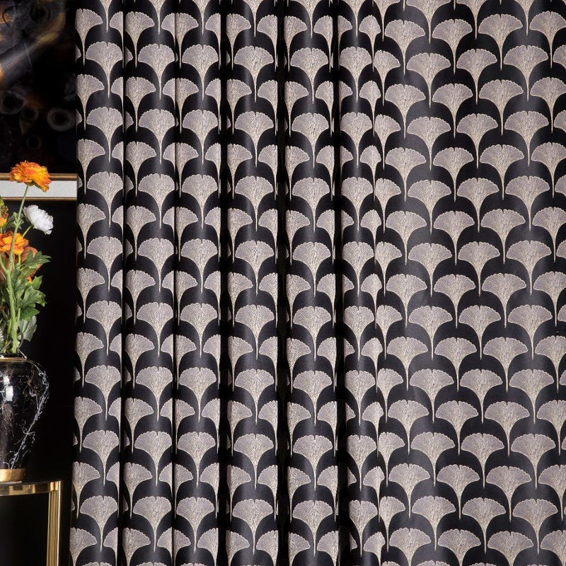 Curtains Ginkgo Leaves - Etsy