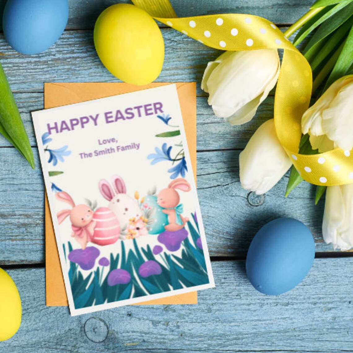 Easter Templates, Easter Egg Hunt Invitations, Canva File, Instant ...