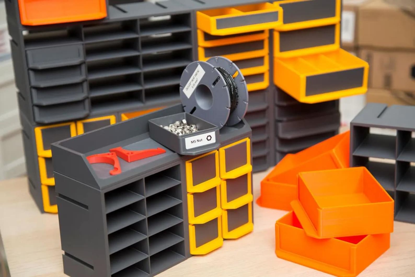 Modular Shelving System | 3D Printed Organizer | STL File | Instant ...