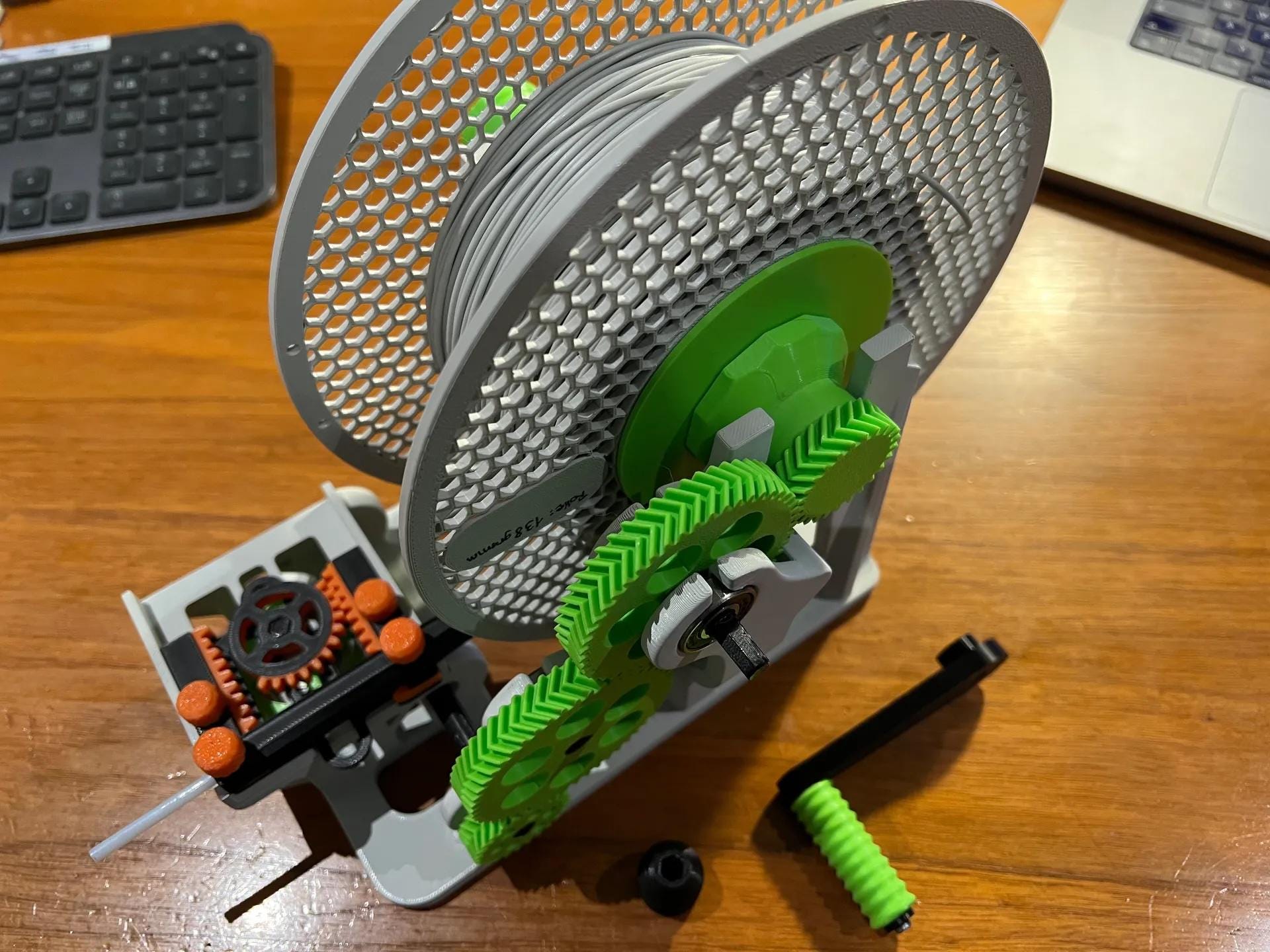 Bambu Lab Filament Winder | 3D Printed Spool Switcher | STL File ...