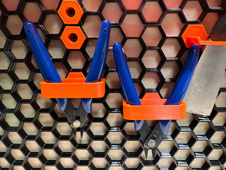 Honeycomb Wall & Screw Wall | 3D Printed Tool Storage | STL File ...