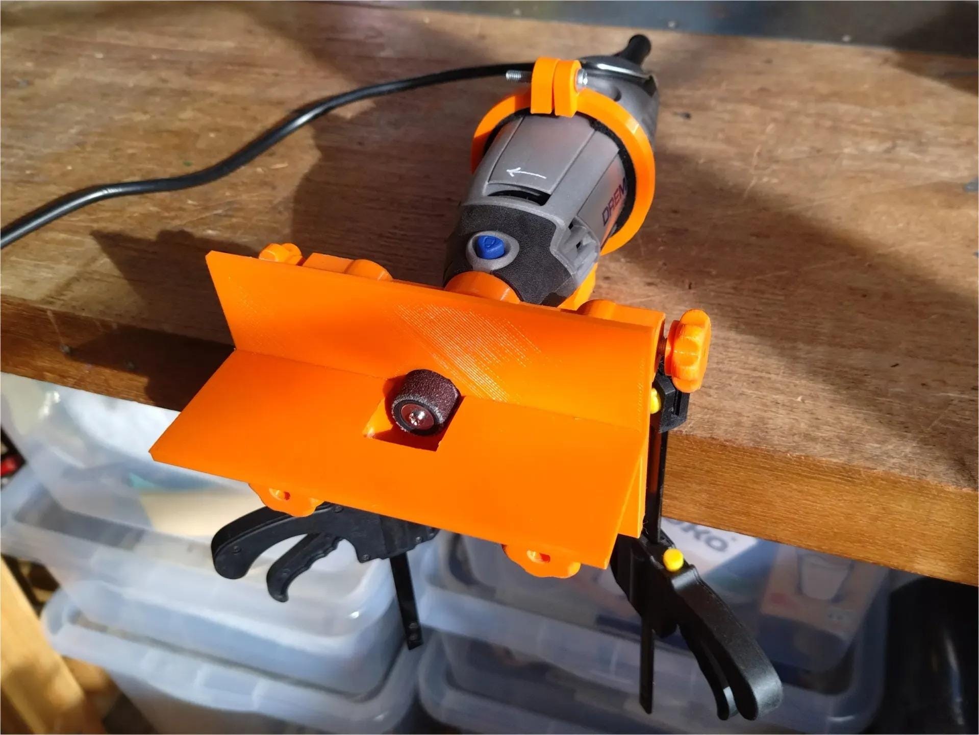 Dremel Router Table | 3D Printed Tool | Adjustable Height Legs | DIY ...