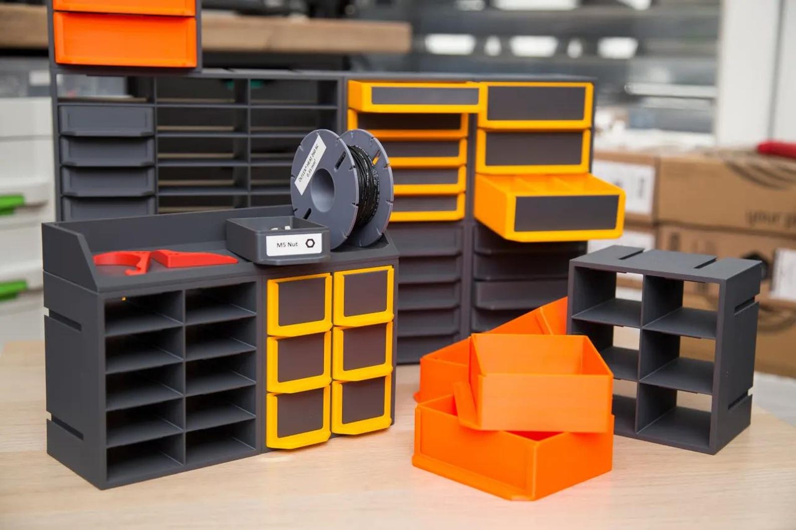 Modular Shelving System | 3D Printed Organizer | STL File | Instant ...