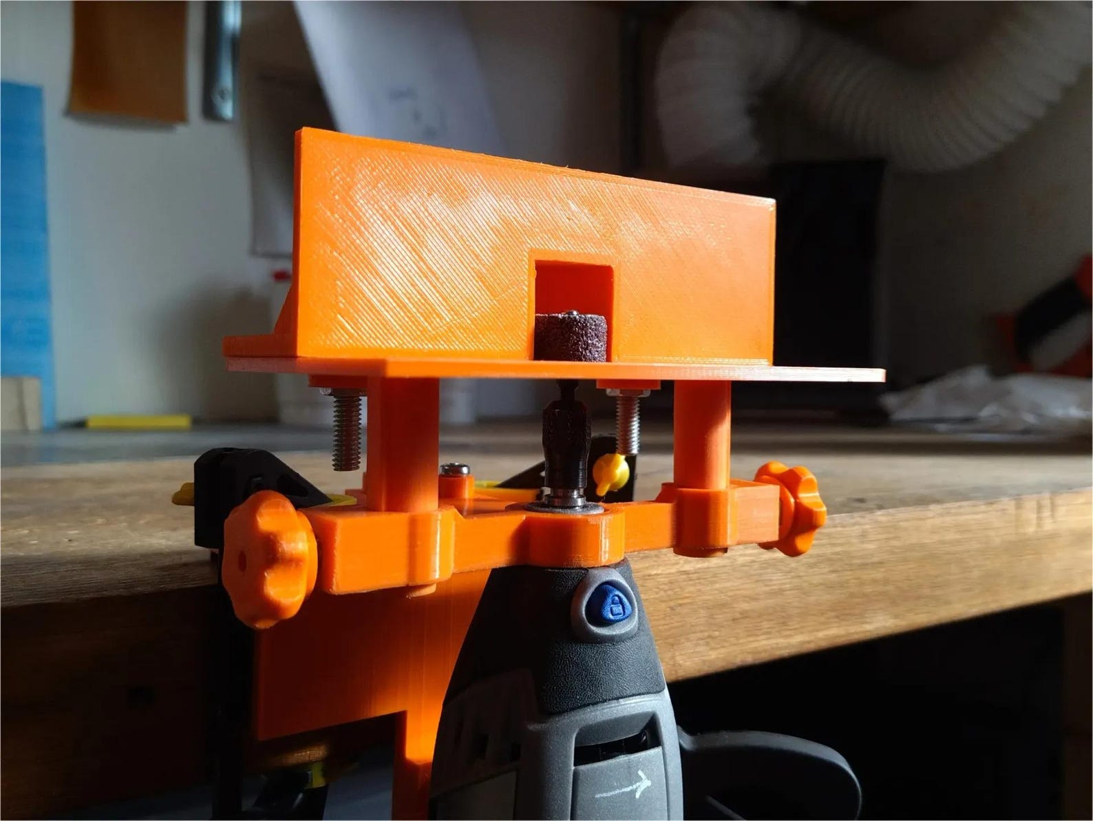 Dremel Router Table | 3D Printed Tool | Adjustable Height Legs | DIY ...