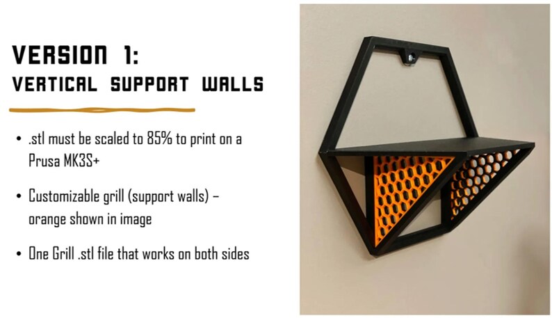 Honeycomb Display Shelf | 3D Printed Wall Storage | STL File | Instant ...