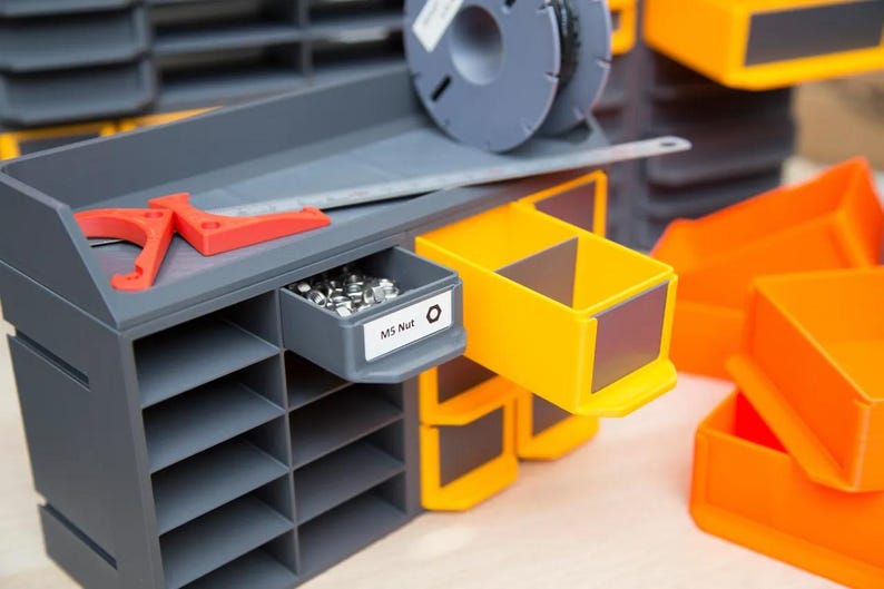 Modular Shelving System | 3D Printed Organizer | STL File | Instant ...