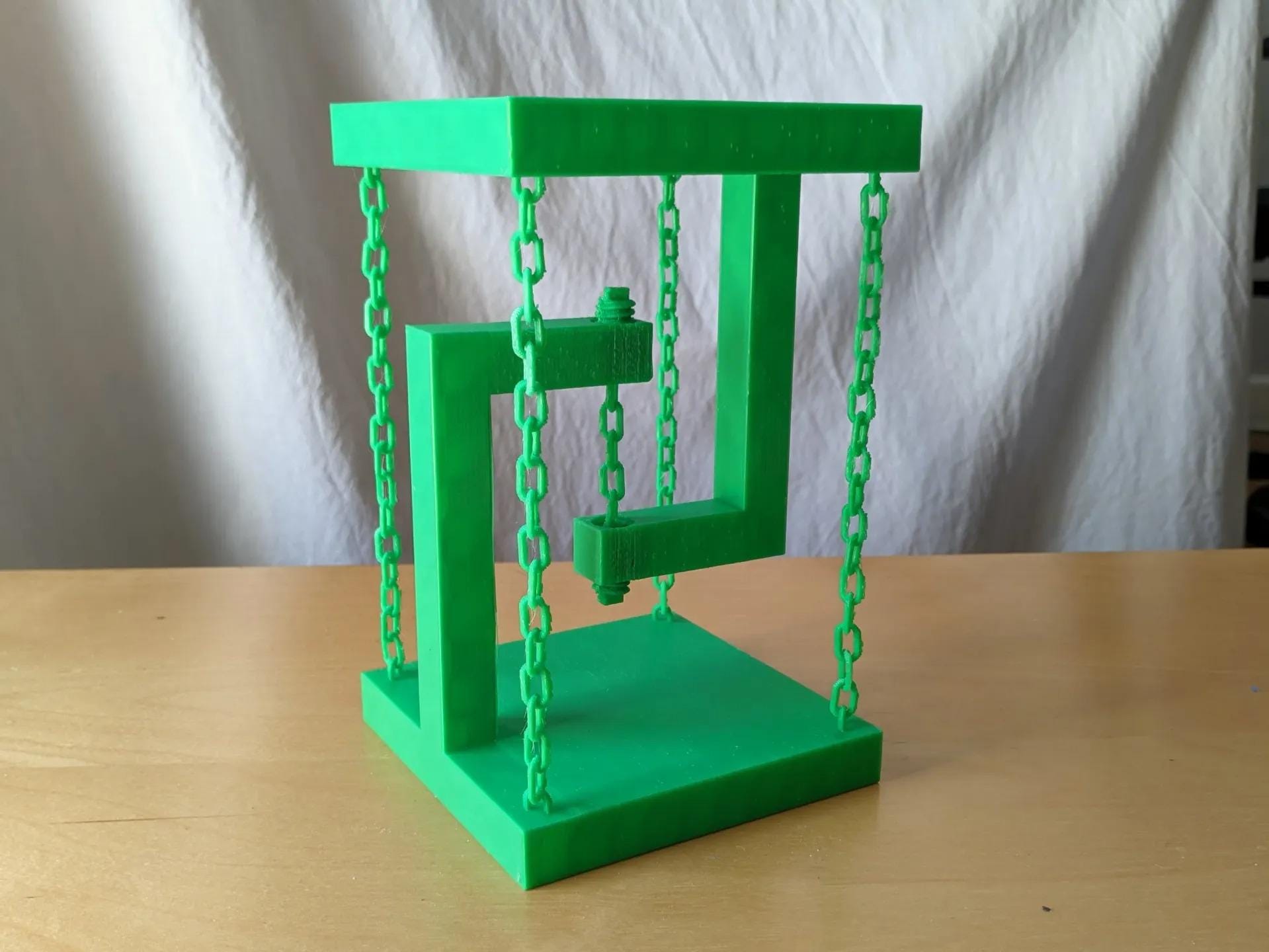 Tensegrity Table Print in Place | Floating Structure | 3D Print STL ...