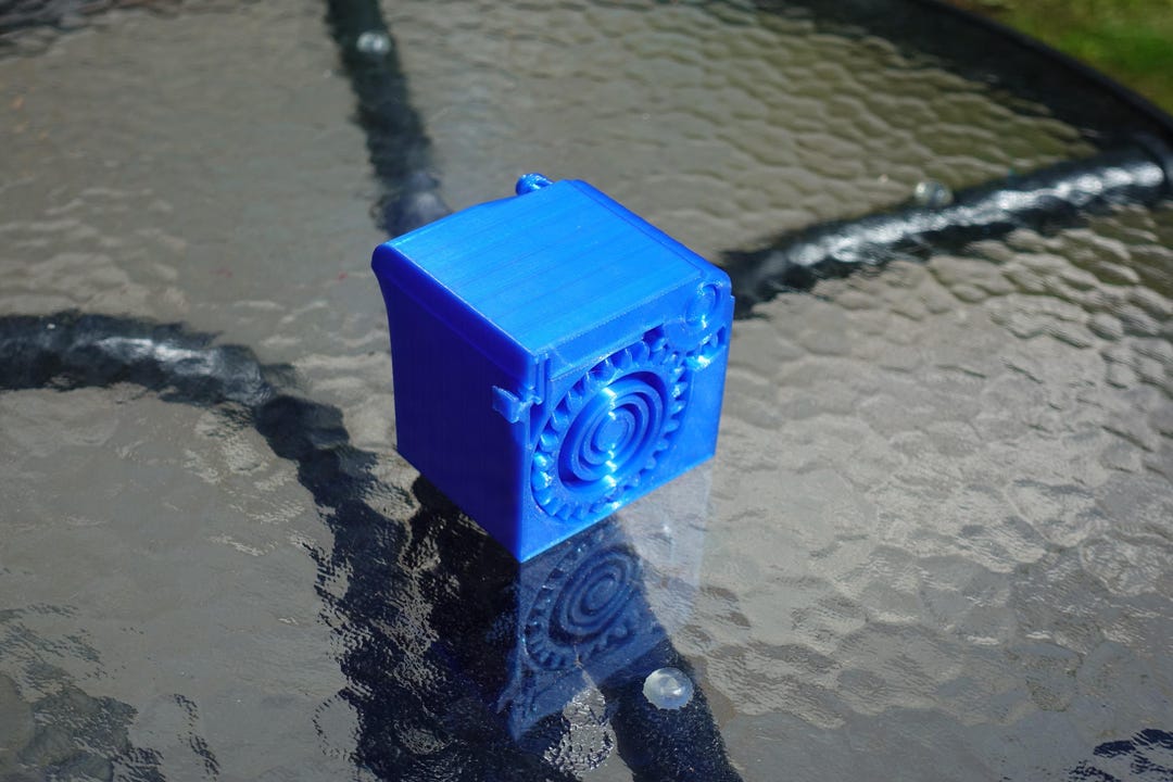 Print-in-place Spring Loaded Box | 3D Printed Storage | STL File ...