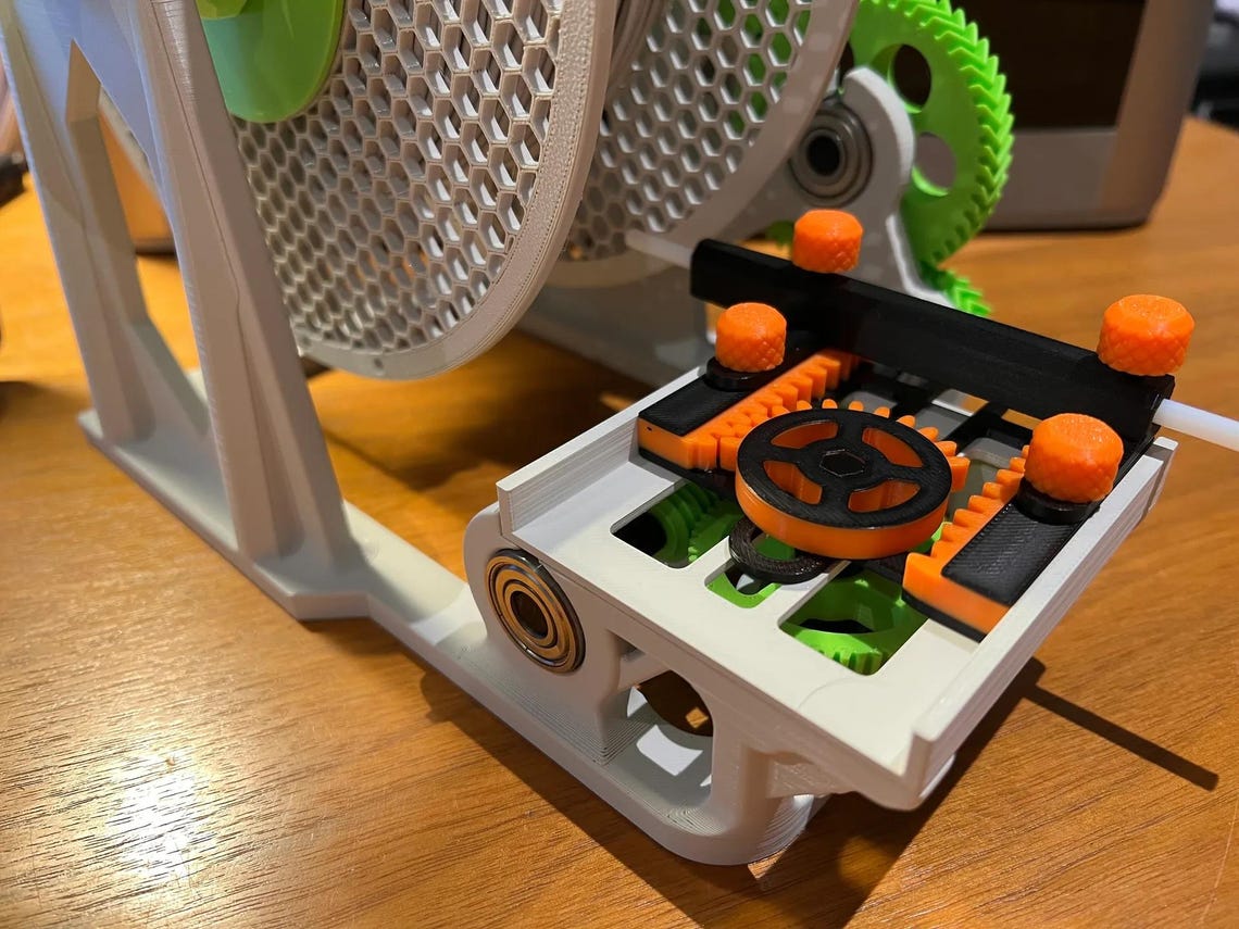 Bambu Lab Filament Winder | 3D Printed Spool Switcher | STL File ...