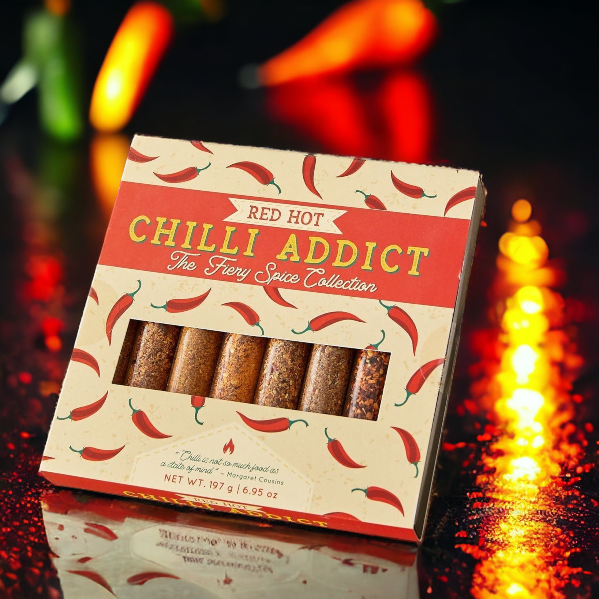 Passion Chili Gift Box Ardent Exploration With 8 Spice Blends for Chili ...