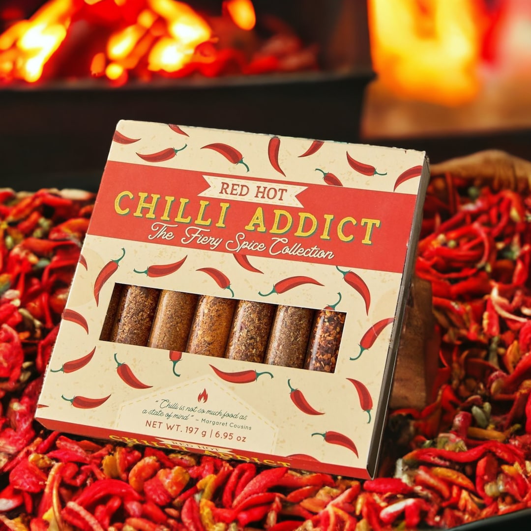 Passion Chili Gift Box Ardent Exploration With 8 Spice Blends for Chili ...