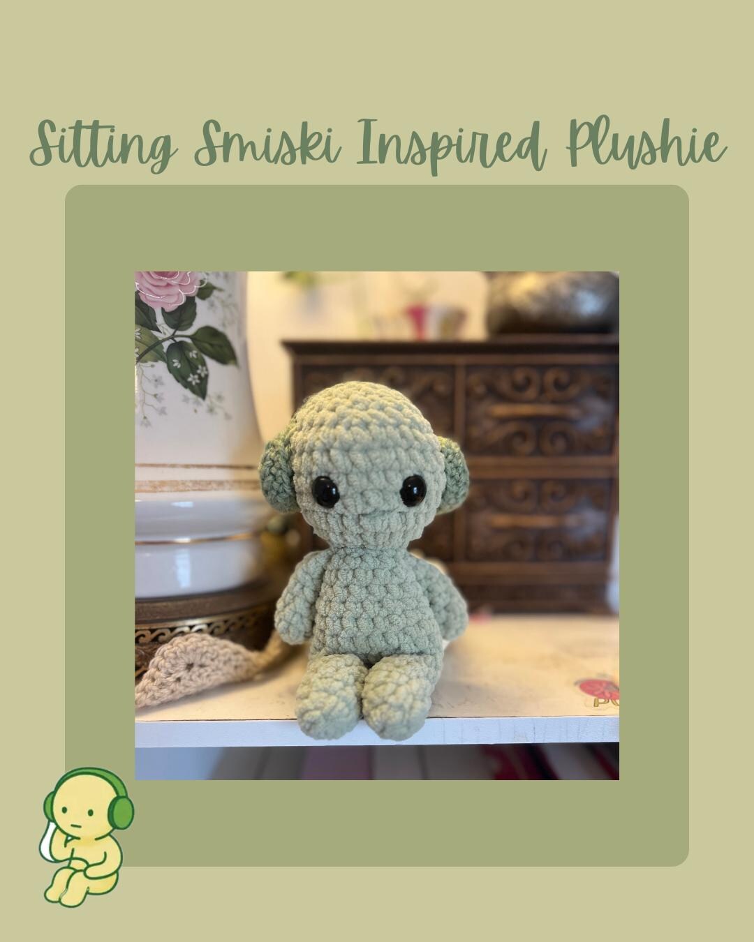 Smiski Inspired Sitting Plushie - Etsy