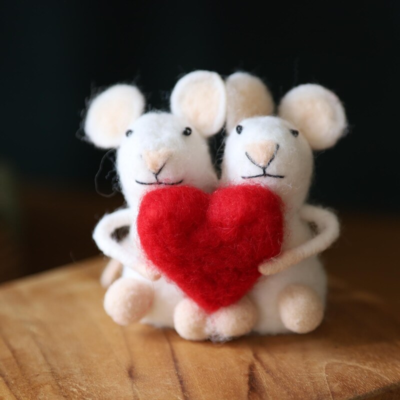 Felt Mice - Etsy UK