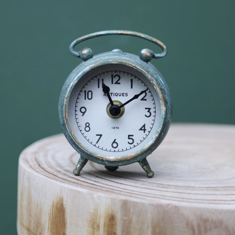 Vintage Table Ticking Clock - Etsy UK