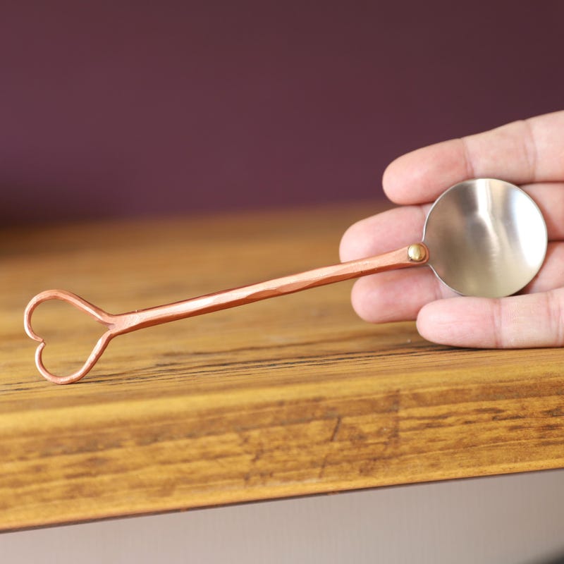 Copper Serving Spoon - Etsy