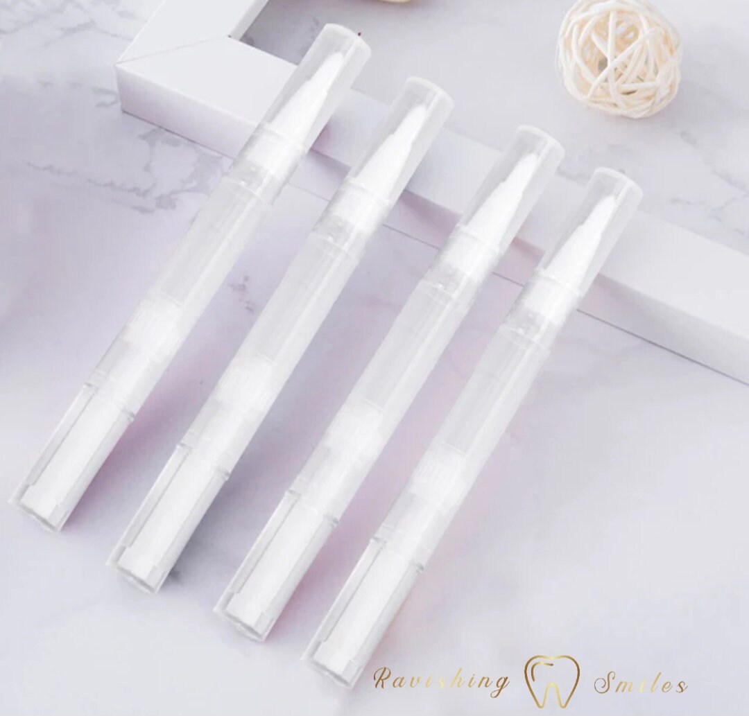 Hydrogen Peroxide. Gel Set of 4 Whitening Pens. up to 9 Shades Whiter ...