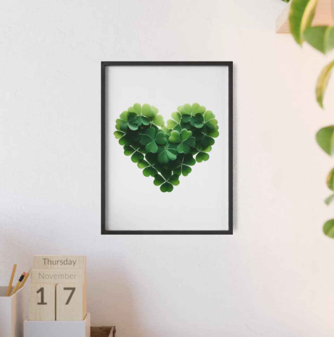 Cute St Patricks Day Home Decor, St Patricks Day Wall Art Shamrock ...