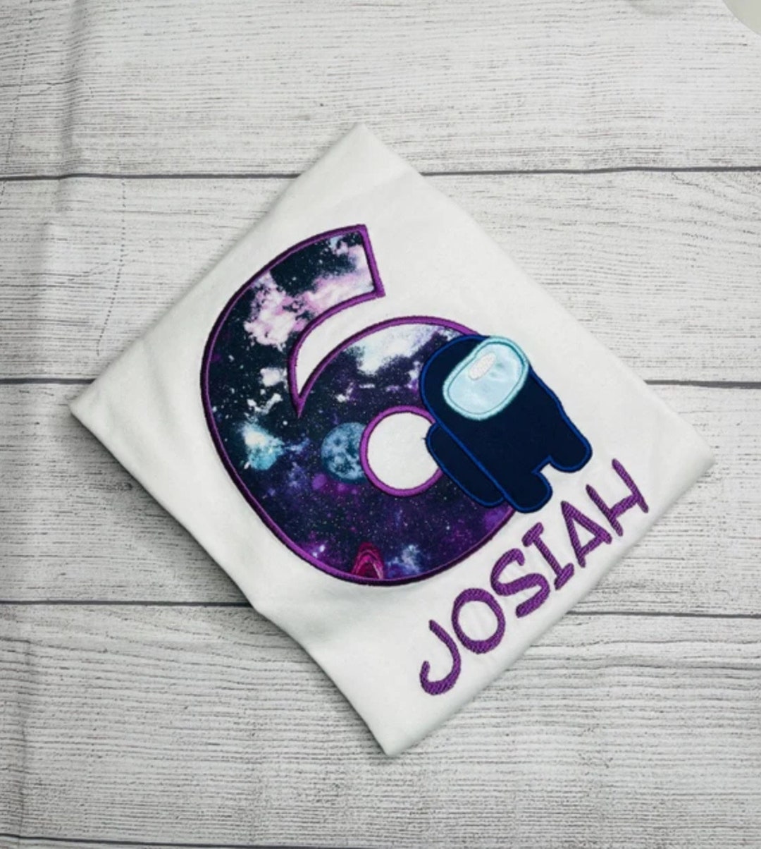 Among Us Birthday Shirt, Among Us, Among Us Birthday Party, Among Us ...