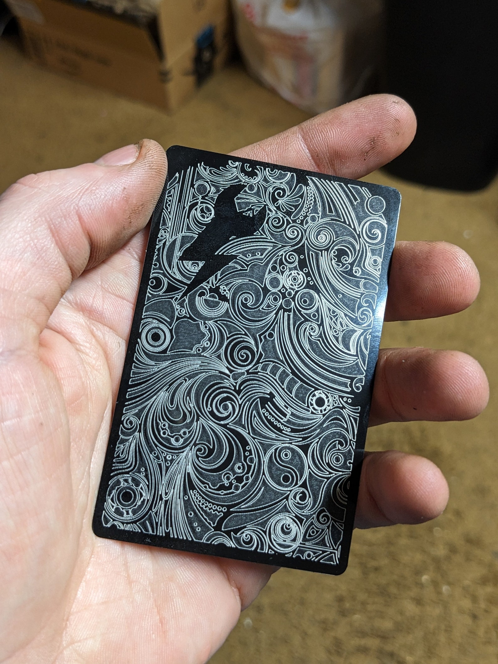 Metal Tarot Card - the Emperor - Etsy