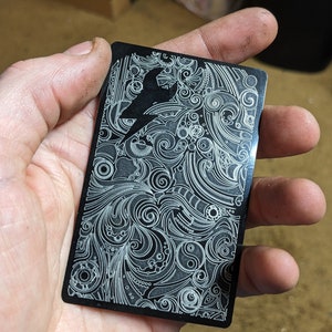 Metal Tarot Card - Wheel of Fortune - Etsy