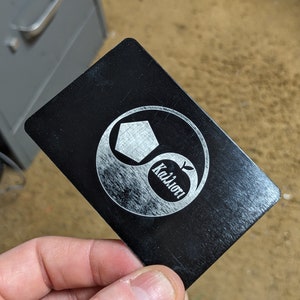 Laser-engraved Metal Discordian Pope Card - Etsy